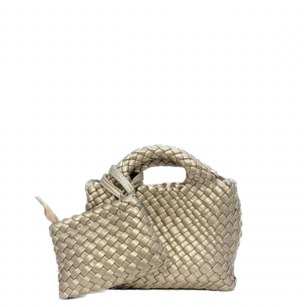 Maggie Mini Tote - Gold – Muse Shoe Studio